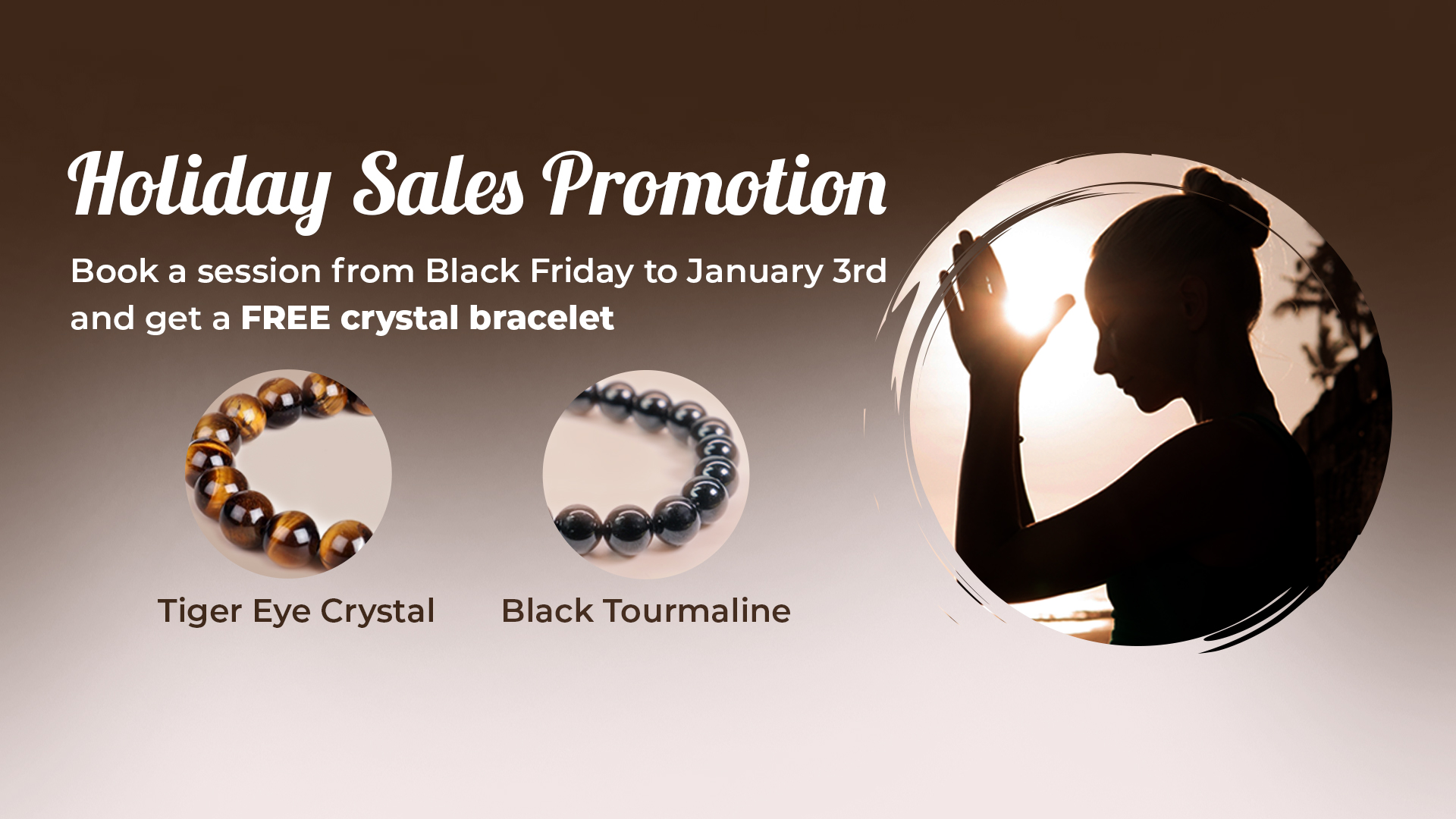 Black Friday to January 3rd: Your Time for Free Crystal Bracelets